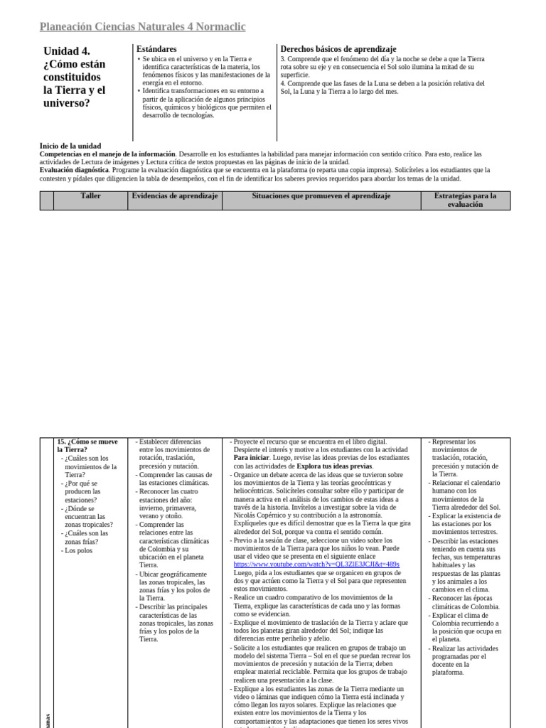 NCUP C04 U4 Plan | PDF