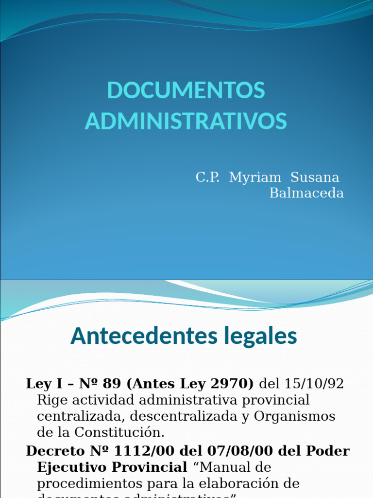 Documentos Administrativos | PDF