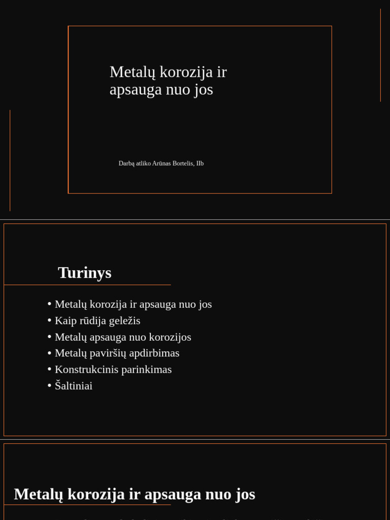 Metalų Korozija Ir Apsauga Nuo Jos | PDF