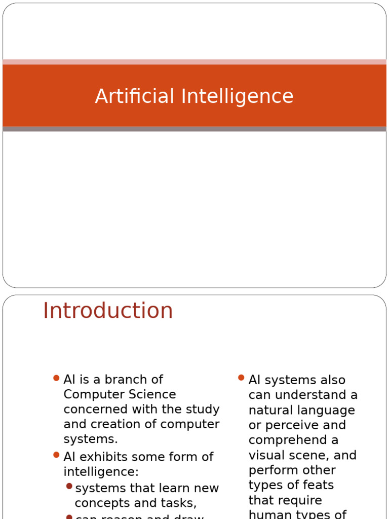 AI Introduction | PDF