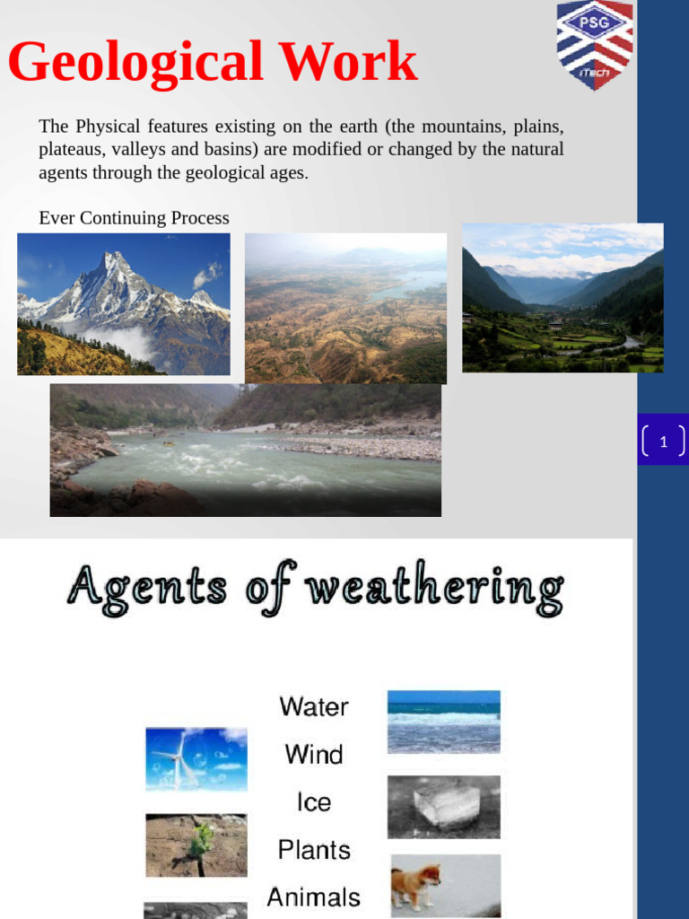 Weathering of Rocks & Rivers | PDF