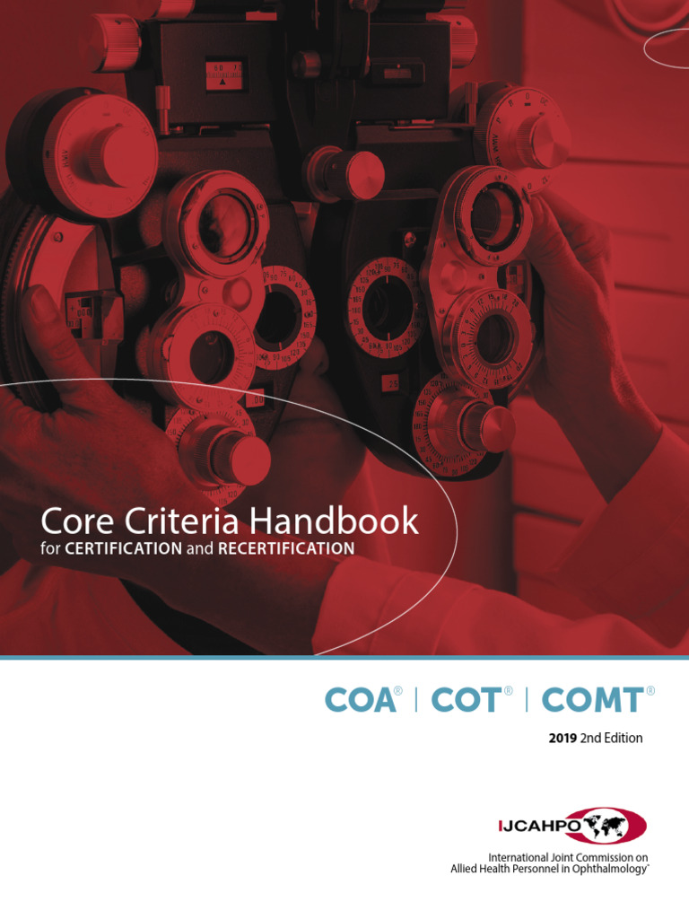 IJCAHPO Core Criteria | PDF