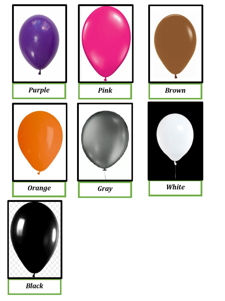 flashcards COLORS - 1 año | PDF