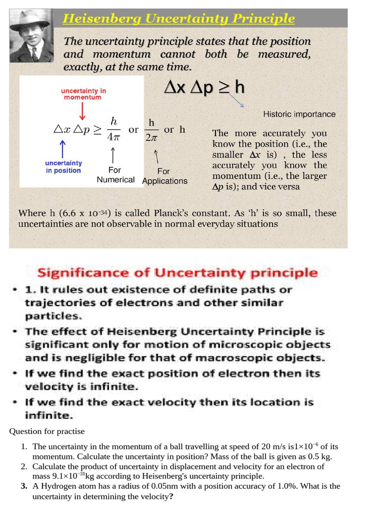 11 Uncertainity Principle 24 | PDF