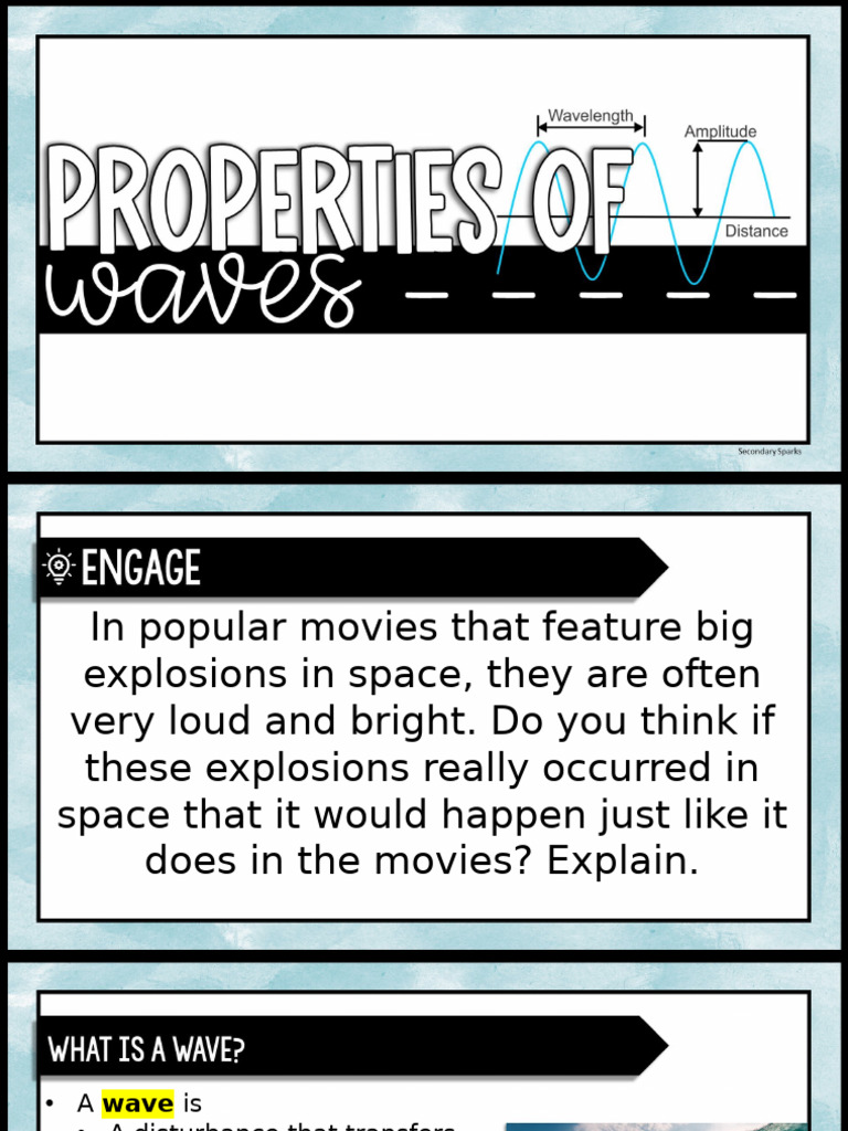 Properties of Waves PPT - SEA Edits | PDF