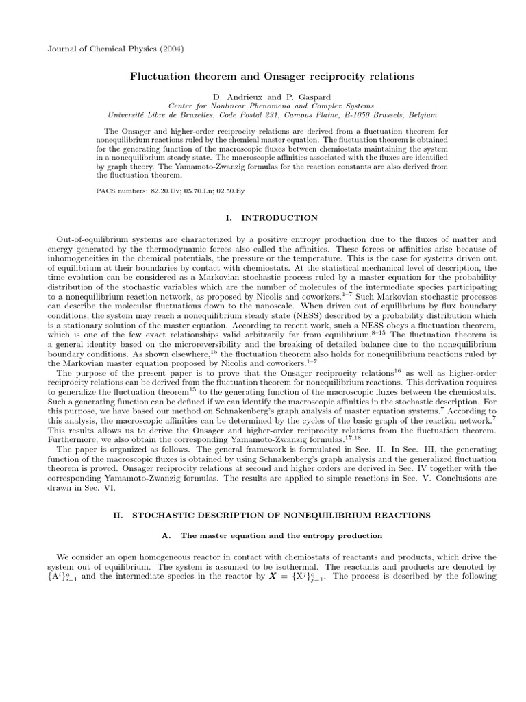 OnSagar Reciprocity Theorem | PDF
