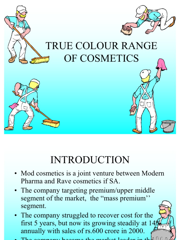 True Colour Range of Cosmetics | PDF