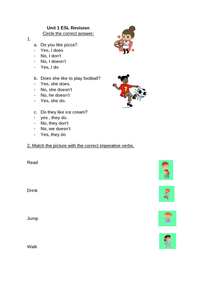 ESL Week 4 Homework - Practice Assessment | PDF