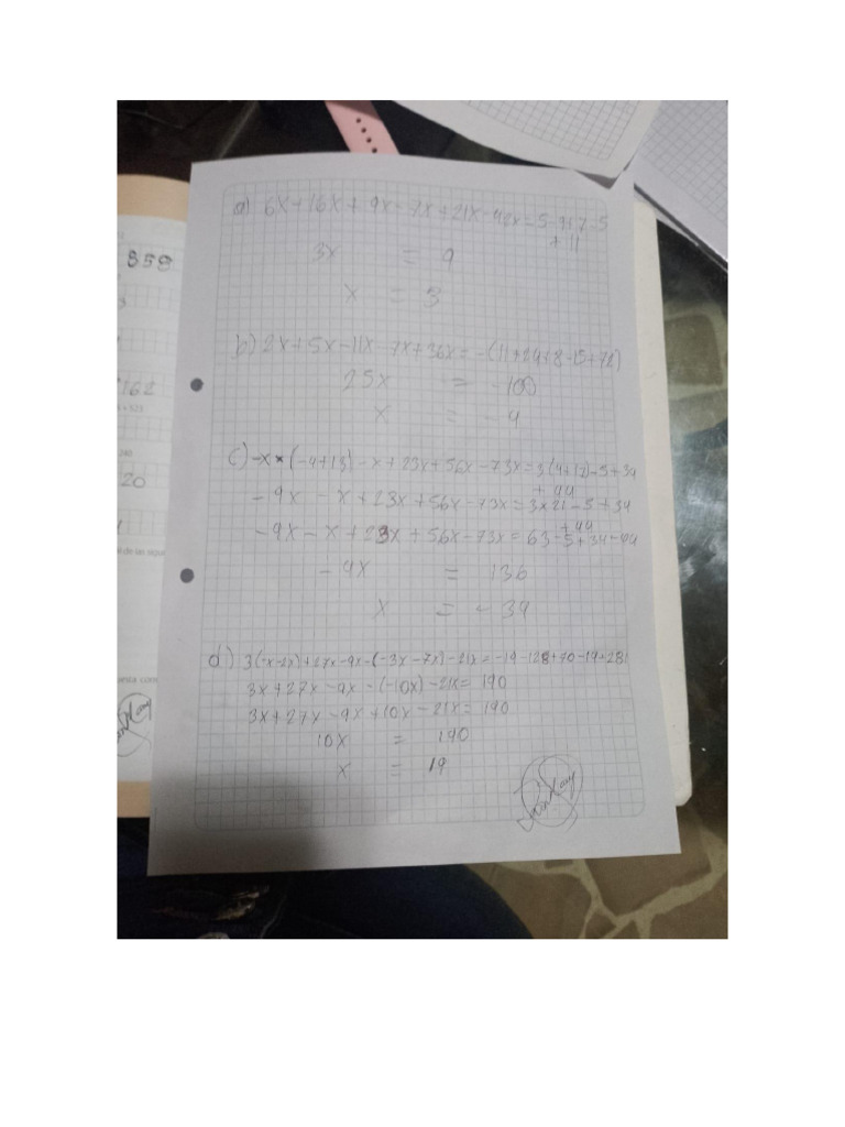 Deber de Matematicas | PDF