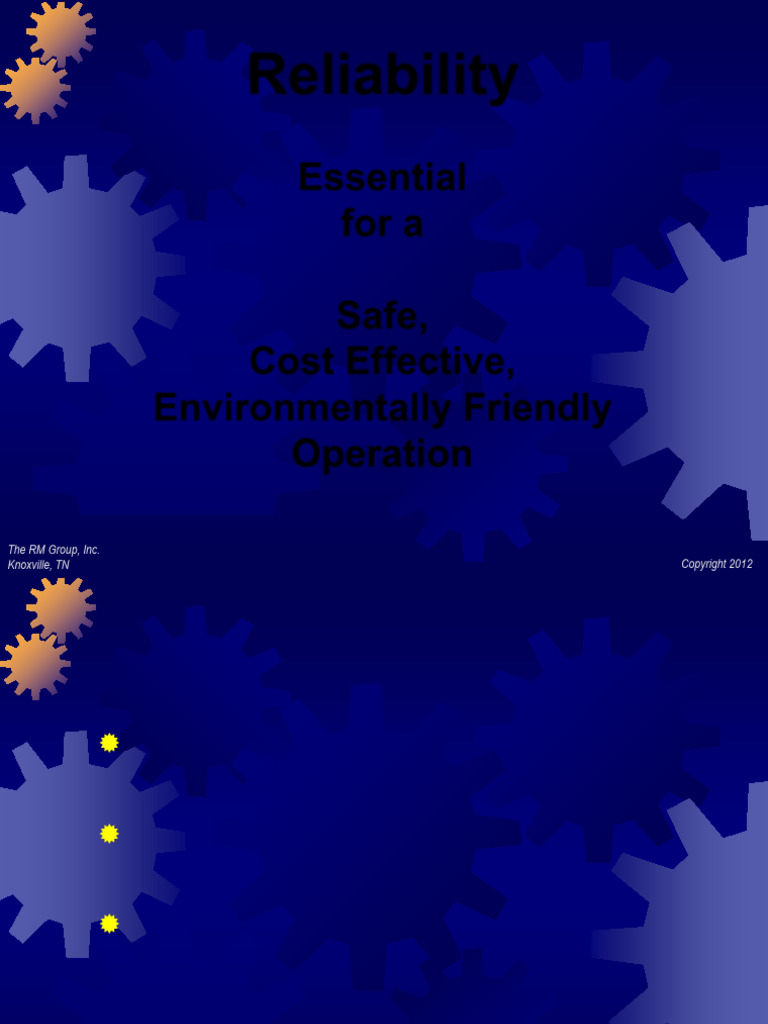 Ron Moore SMRP-KeynoteOct13Rev1 | PDF | Reliability Engineering ...