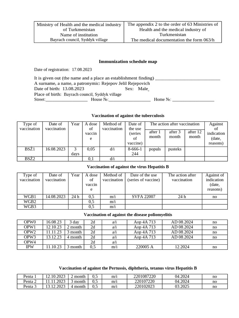 Forma 63 Eng Rejepow | PDF