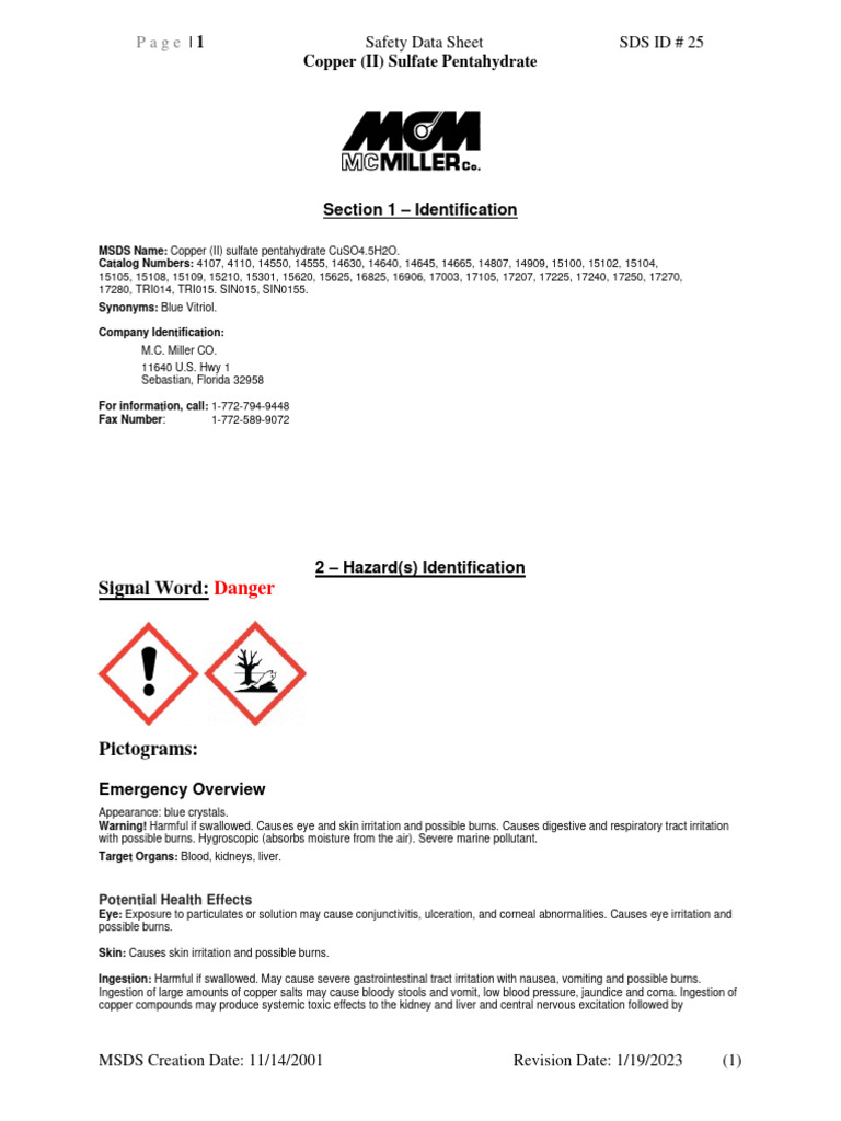 Electrodo de referencia MC Miller | PDF