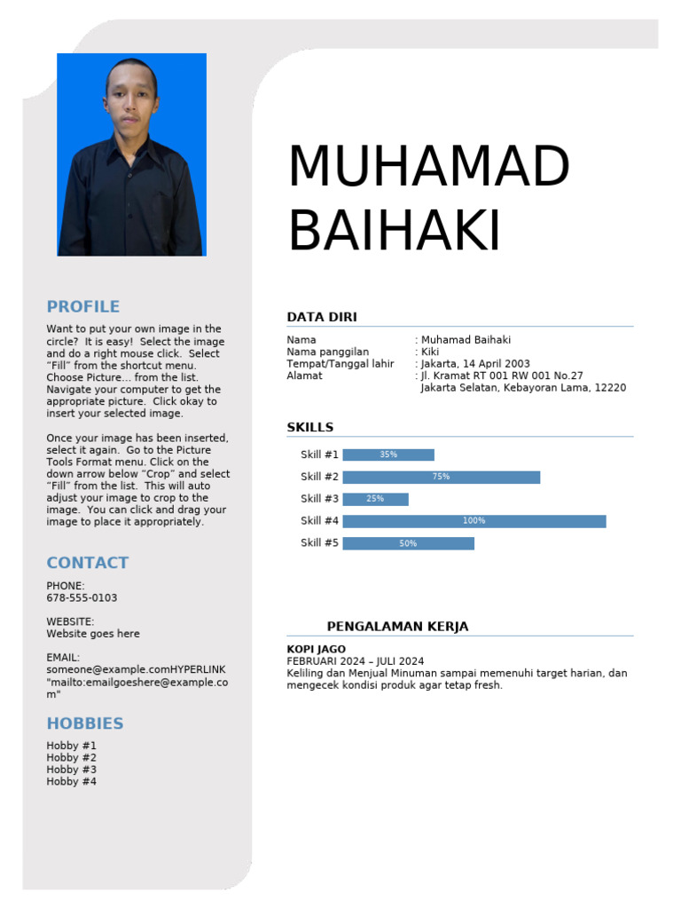 Muhamad Baihaki CV | PDF