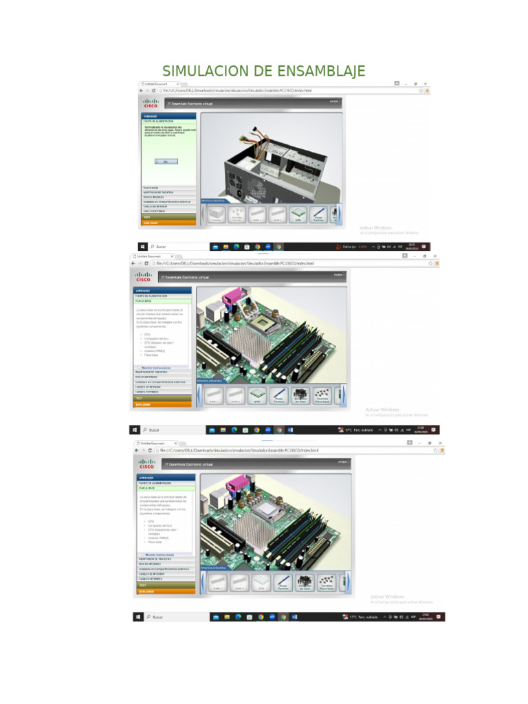 Simulacion de Ensamblaje | PDF