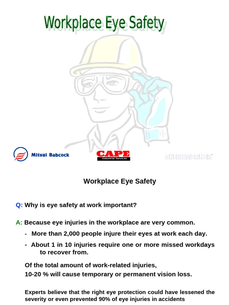 Workplace Eye Safety | PDF