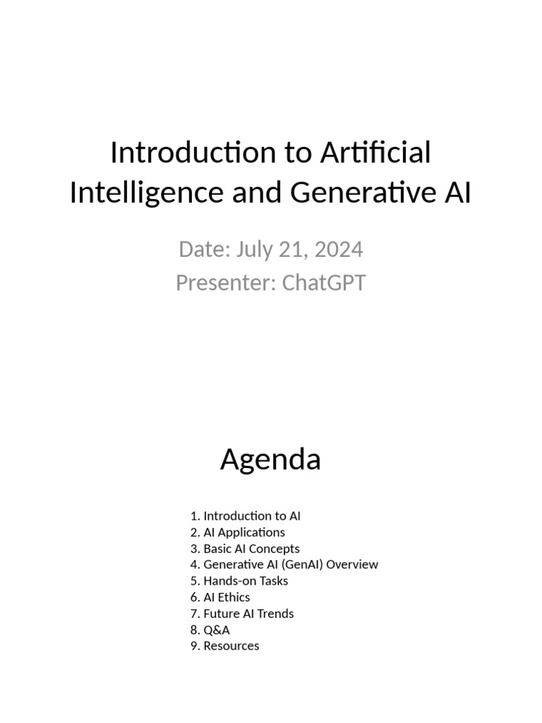 Ai Generativeai Presentation 2 Pdf