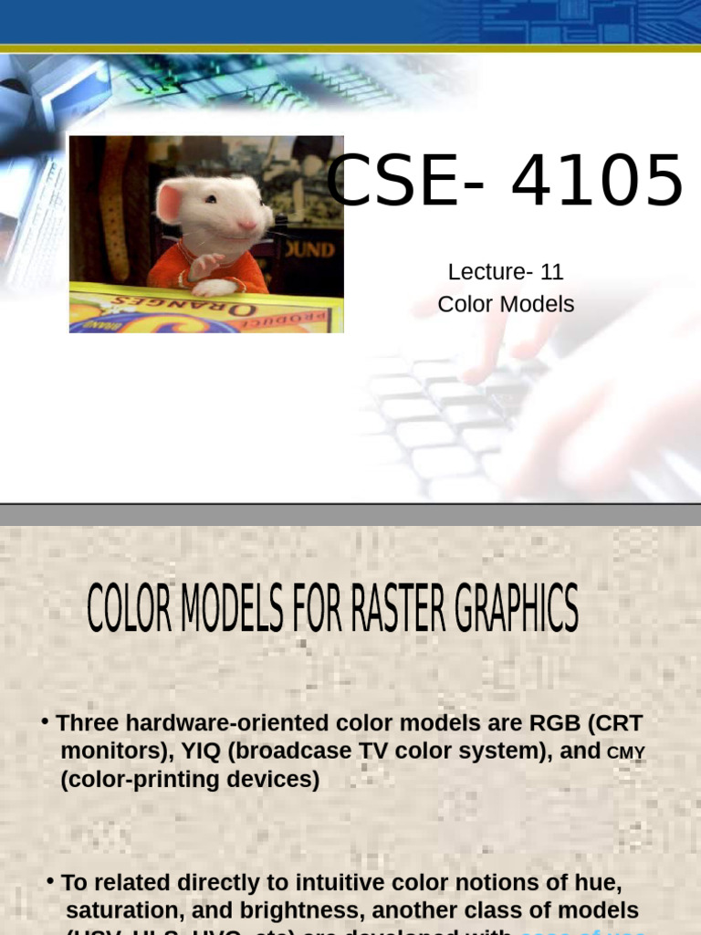 Graphics 11 Color Model | PDF
