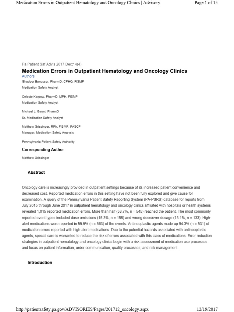 Oncology | PDF