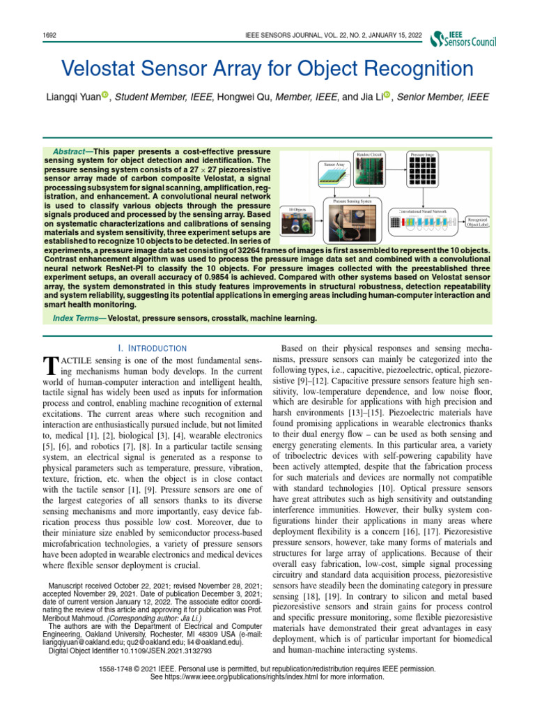 Velostat_Sensor_Array_for_Object_Recognition | PDF