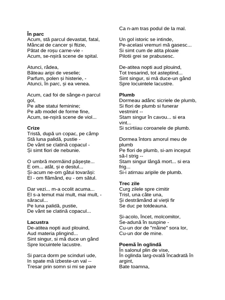 Poezii | PDF