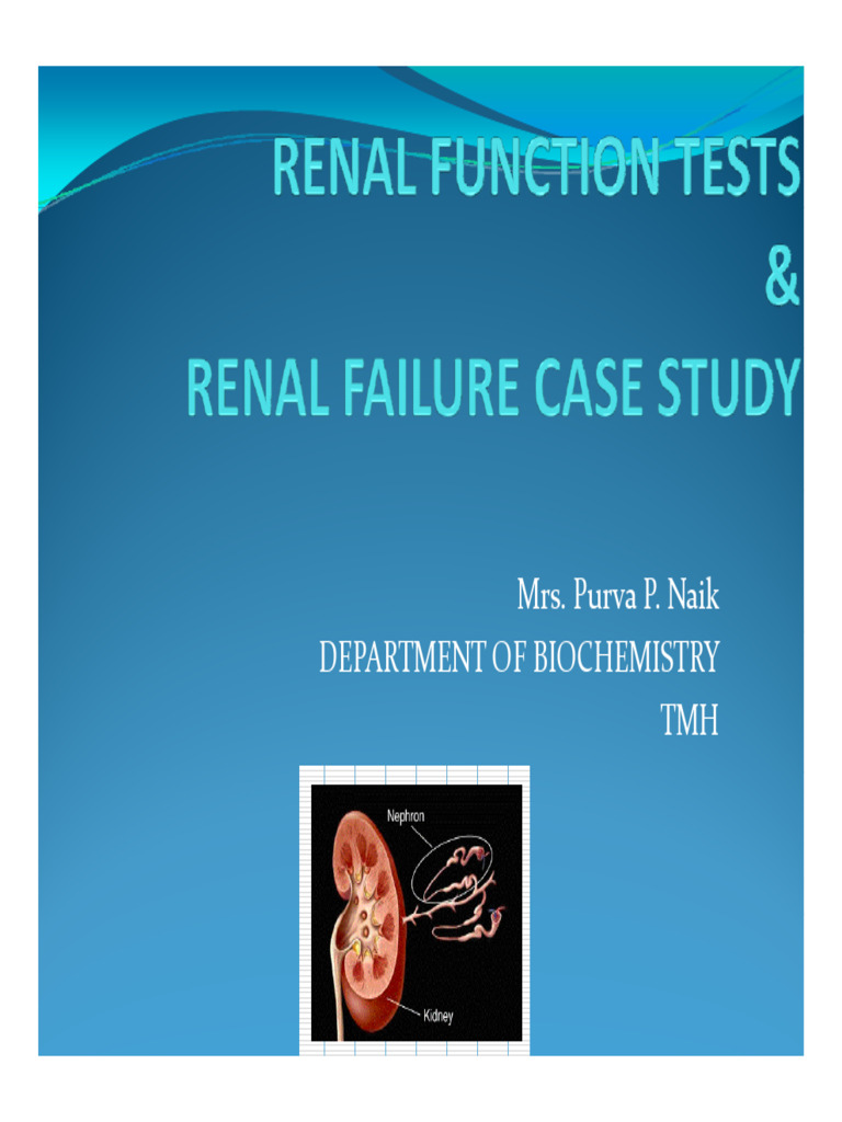 20renal - Failure Case Study | PDF | Kidney | Urinary System