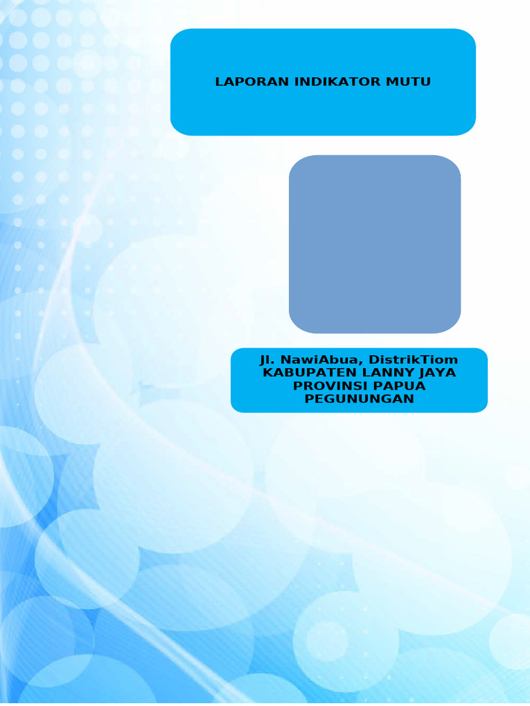 contoh LAPORAN MUTU APRIL- JUNI 2024 | PDF