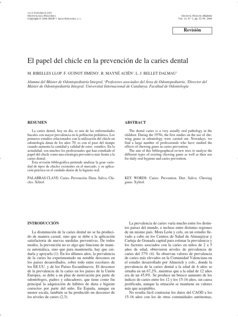 Papel Del Chicle | PDF