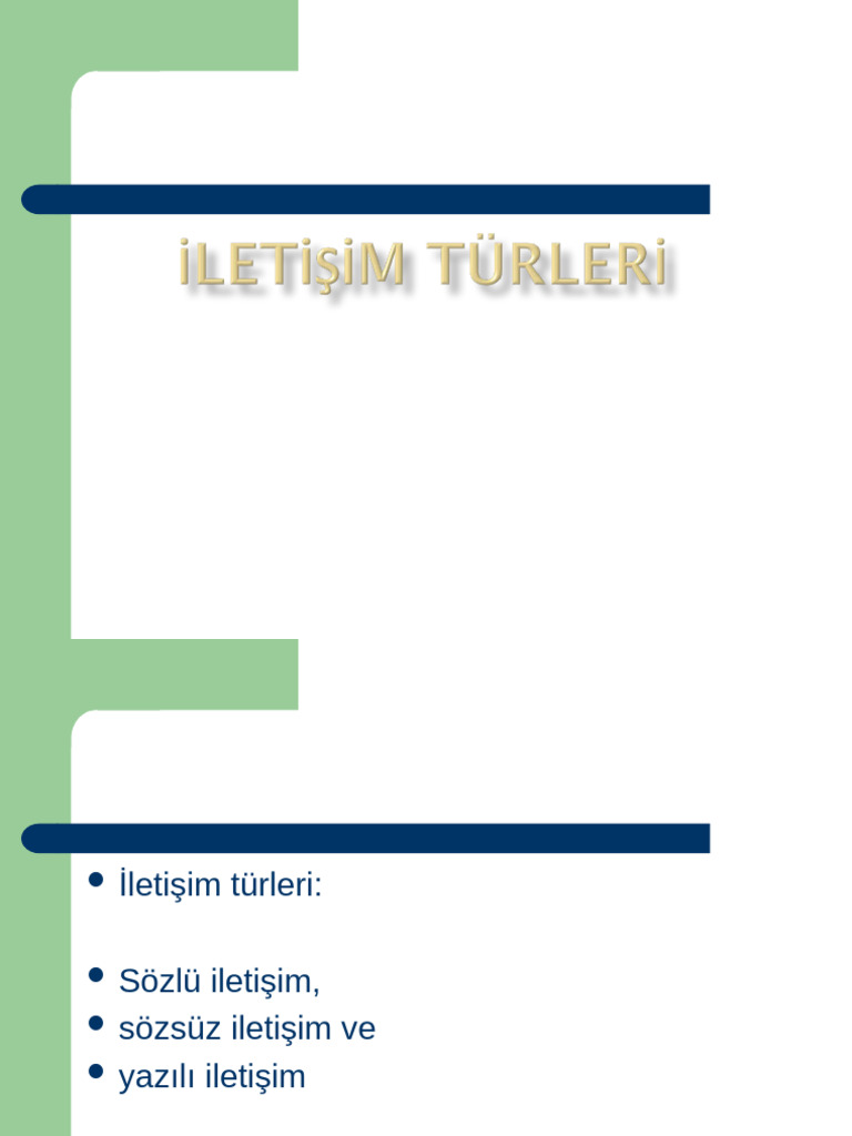 3 Iletisim Turleri | PDF