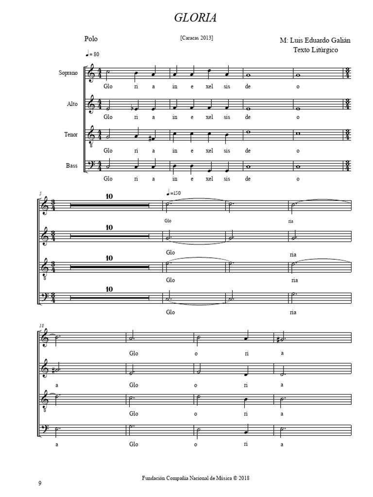 03 Gloria Coro | PDF