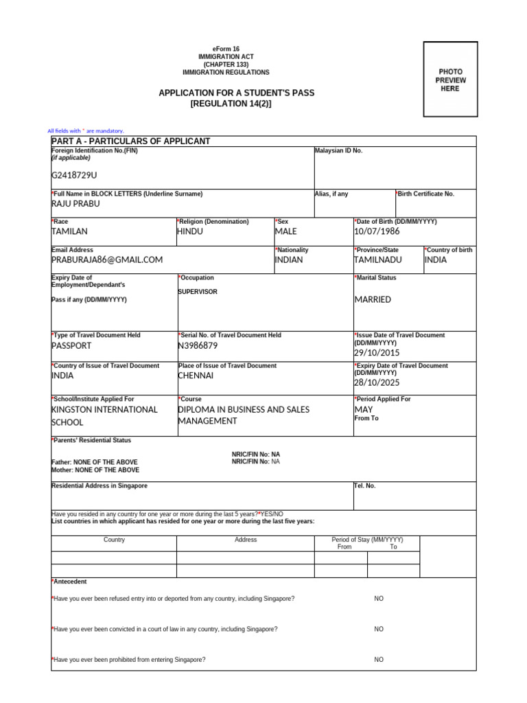 Application Form Empty - STP | PDF
