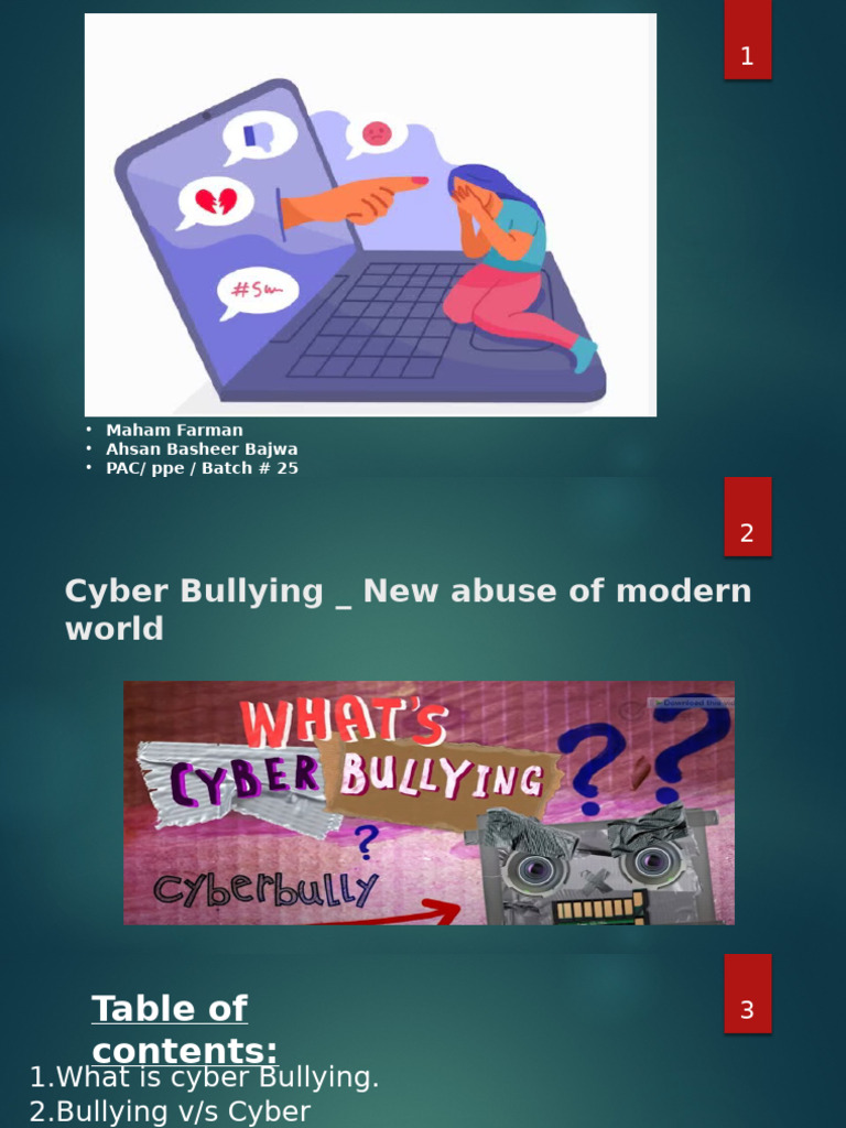 Cyber Bullying | PDF