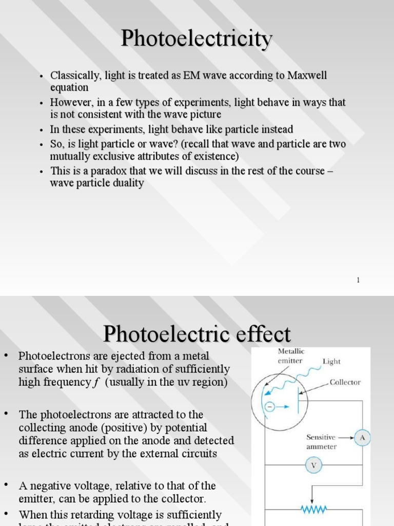 Quantum Mechanics | PDF | Photoelectric Effect | Photon