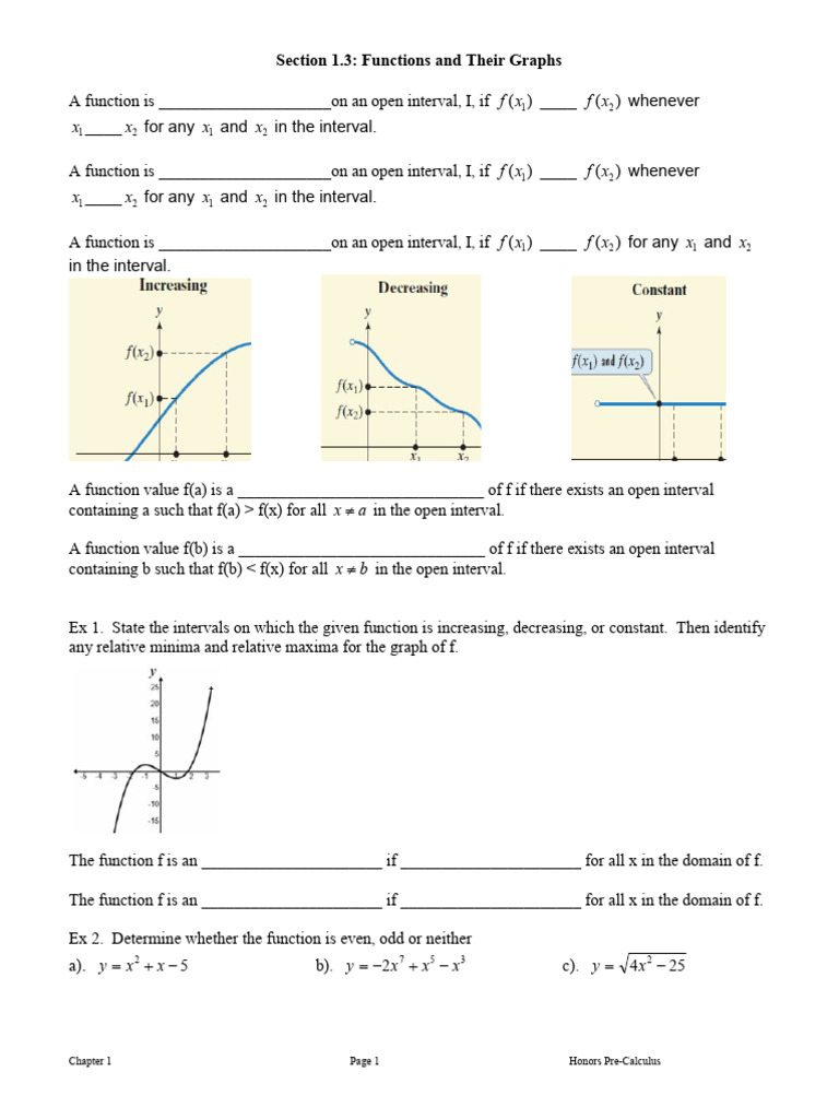 Chapter 1 Notes PCH | PDF