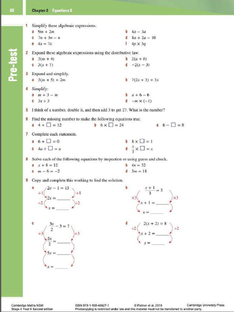 Chapter 2 Equations | PDF