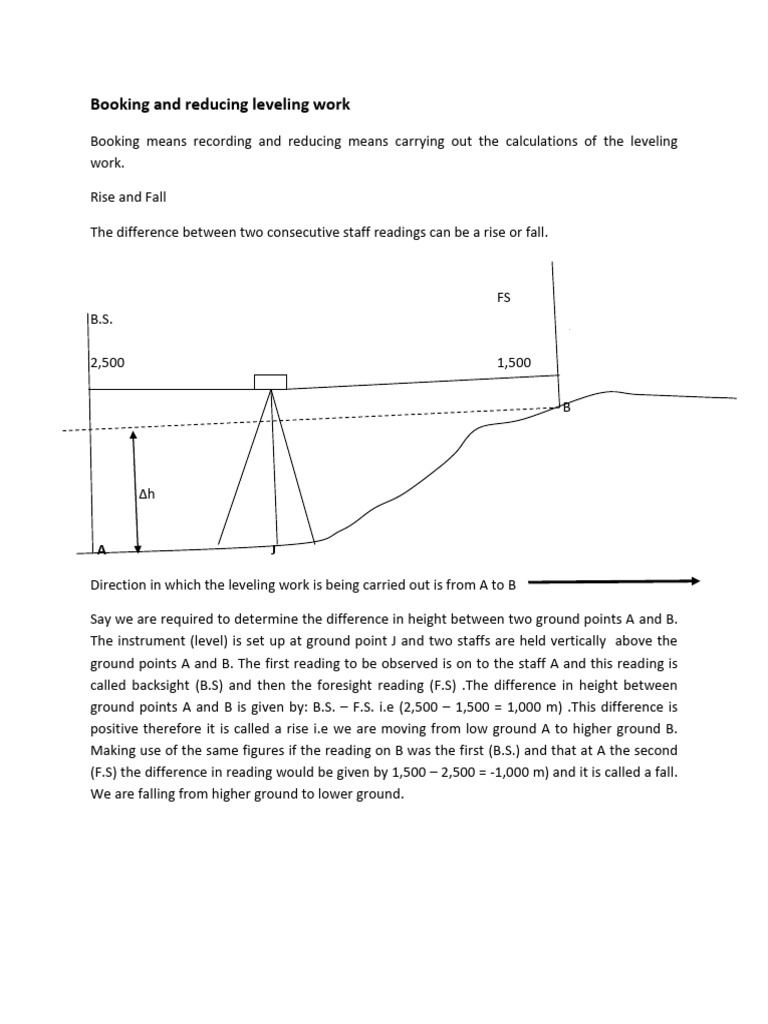 3.booking and Reducing Leveling Work | PDF