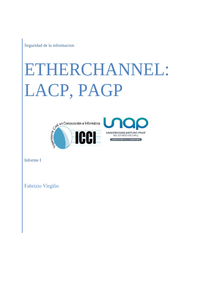 Informe PAGP Y LACP | PDF