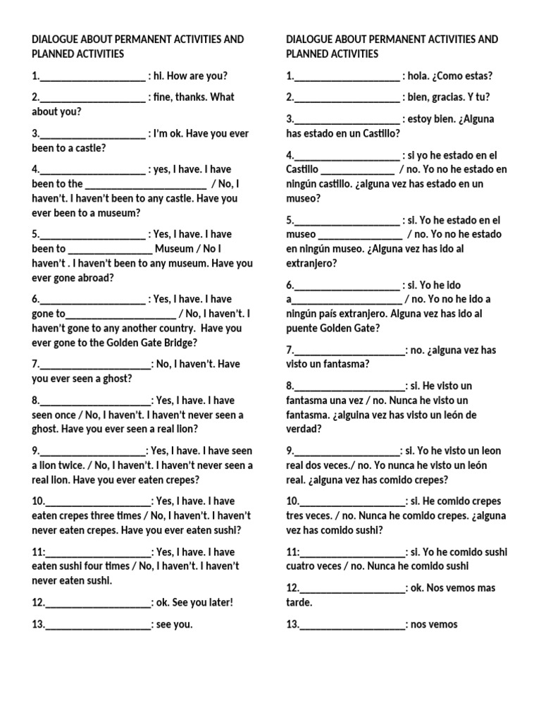 Iii Unit - Dialogue For The Exam | PDF