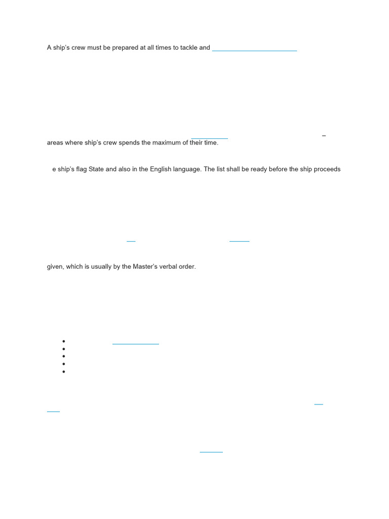 Muster List Prep PDF | PDF