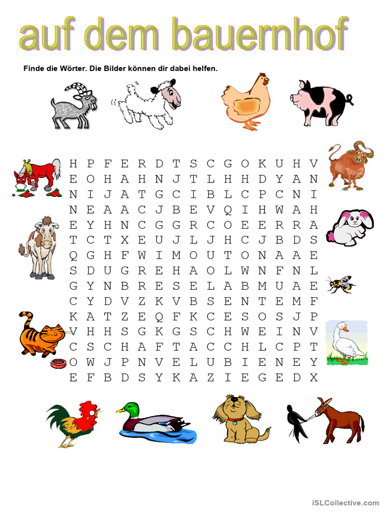 Tiere - Auf Dem Bauernhof | PDF