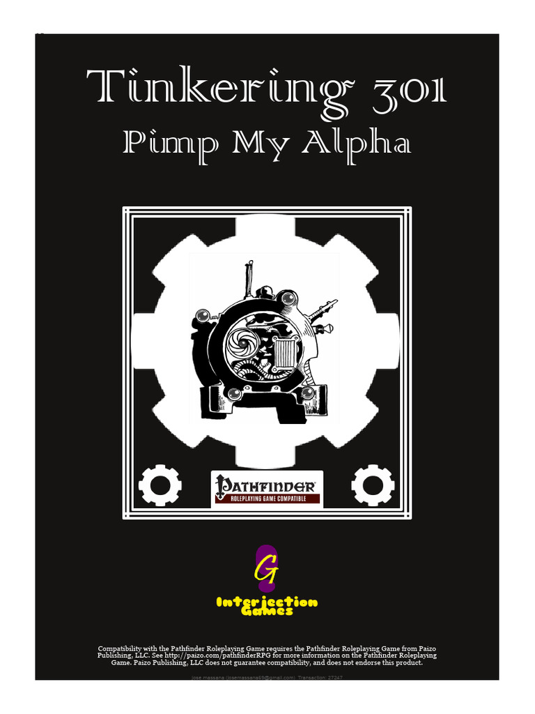 Tinkering 301 - Pimp My Alpha | PDF