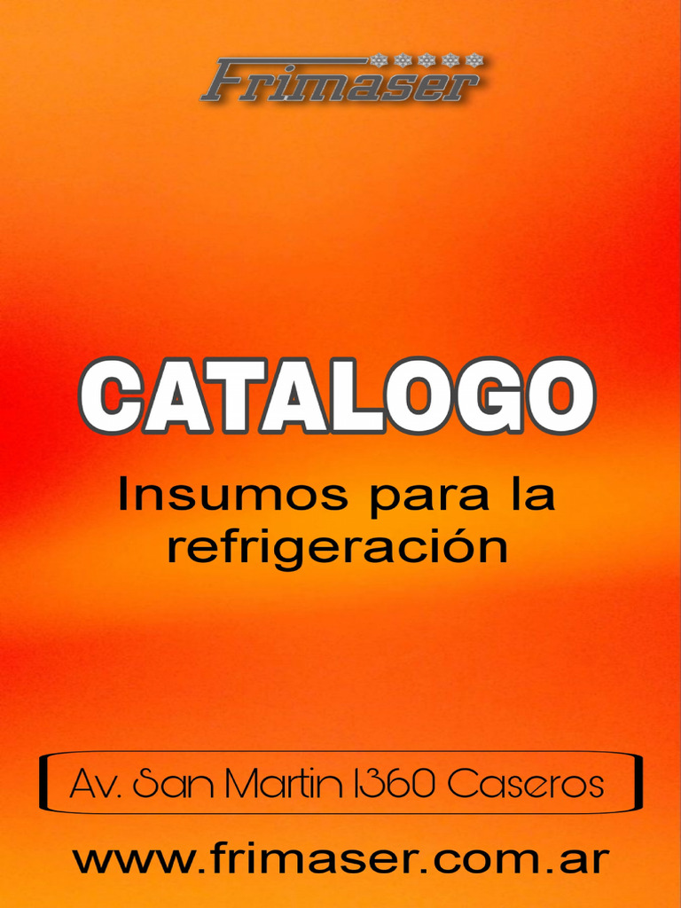 Catalogo Insumos Aire Acondicionado | PDF