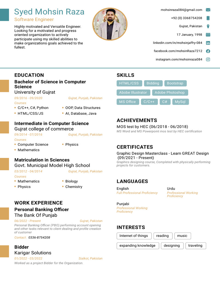Syed's Resume | PDF