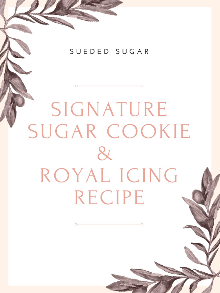 Signature Sugar Cookie Recipe | PDF