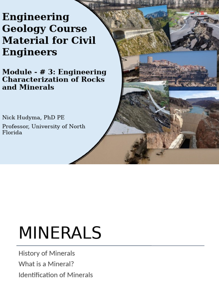 Module__3_Engineering_Characterization_of_Rocks_and_Minerals_1 | PDF