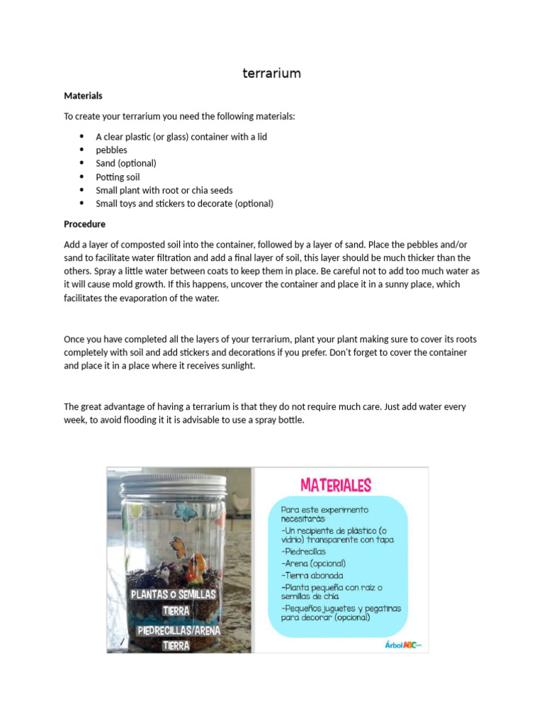 Terrarium | PDF