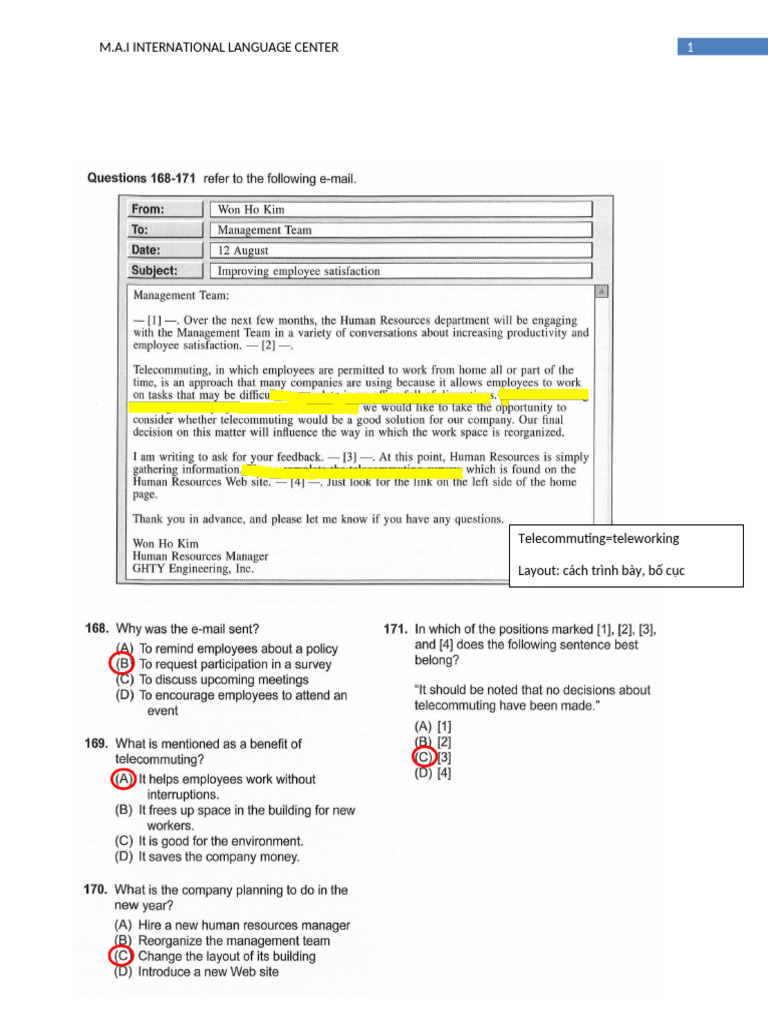 KEY Reading Multiple Passages | PDF