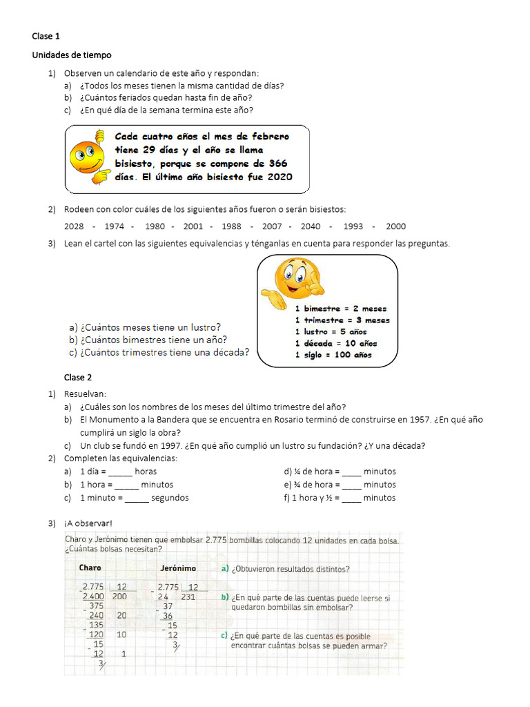 Matemática 18 al 29 de octubre PARA IMPRIMIR (2) | PDF