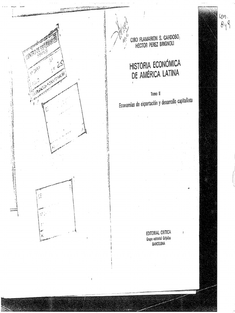 Ciro Flamarion Cardoso Hector Perez Brignoli Tomo 3 | PDF