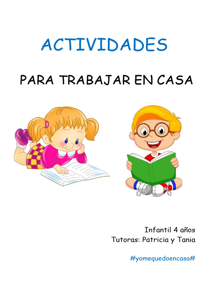 4a Actividades Tipo para Trabajar Con Los Ninos y Ninas en El Hogar | PDF