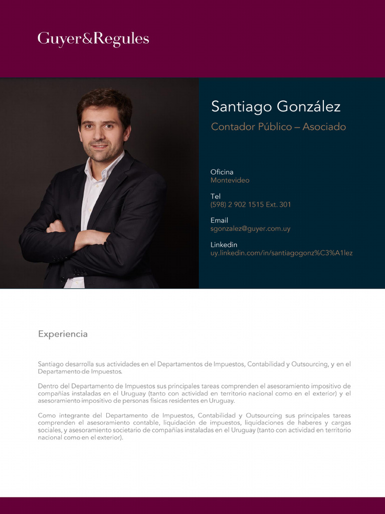Gonz Lez Santiago CV Espa Ol | PDF